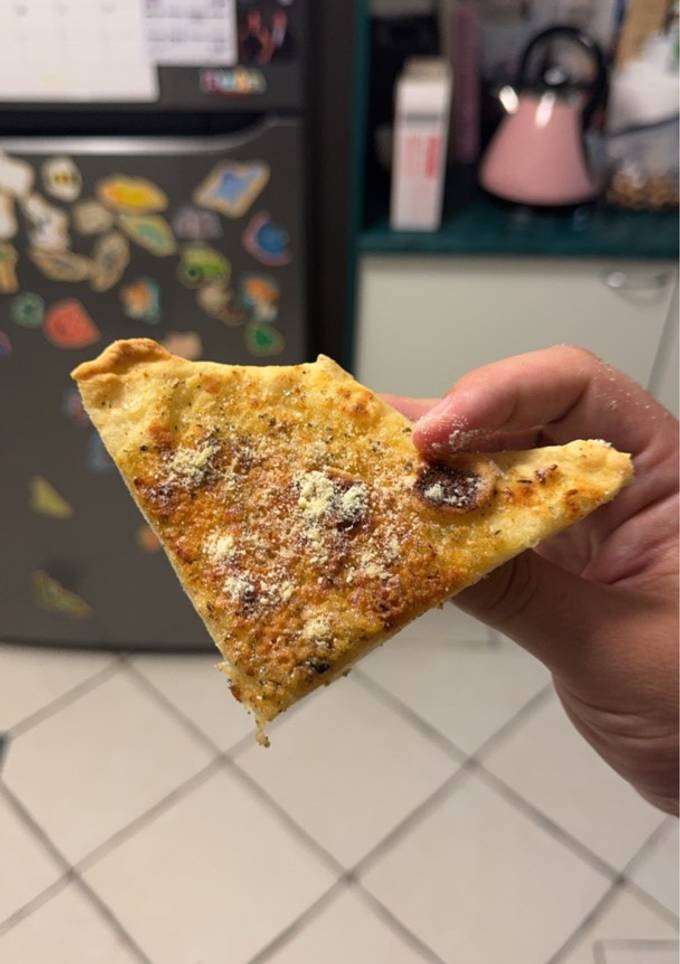Crispy Garlic Parmesan Flatbread Recipe by Jake - Cookpad