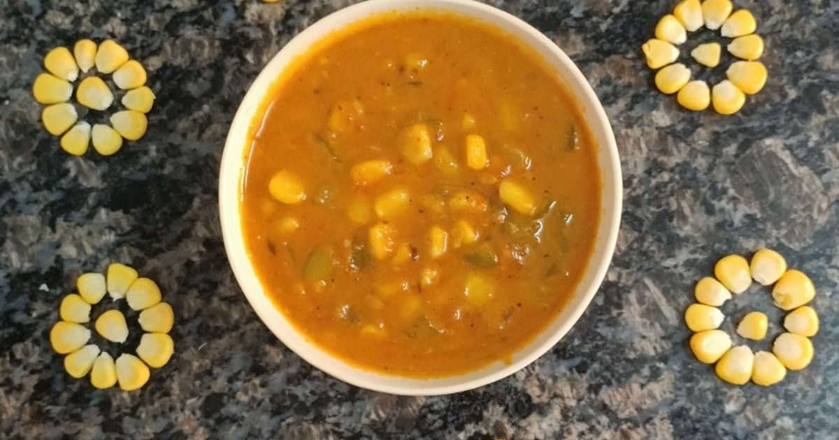 Sweet Corn Curry Recipe by Dimple Shah - Cookpad