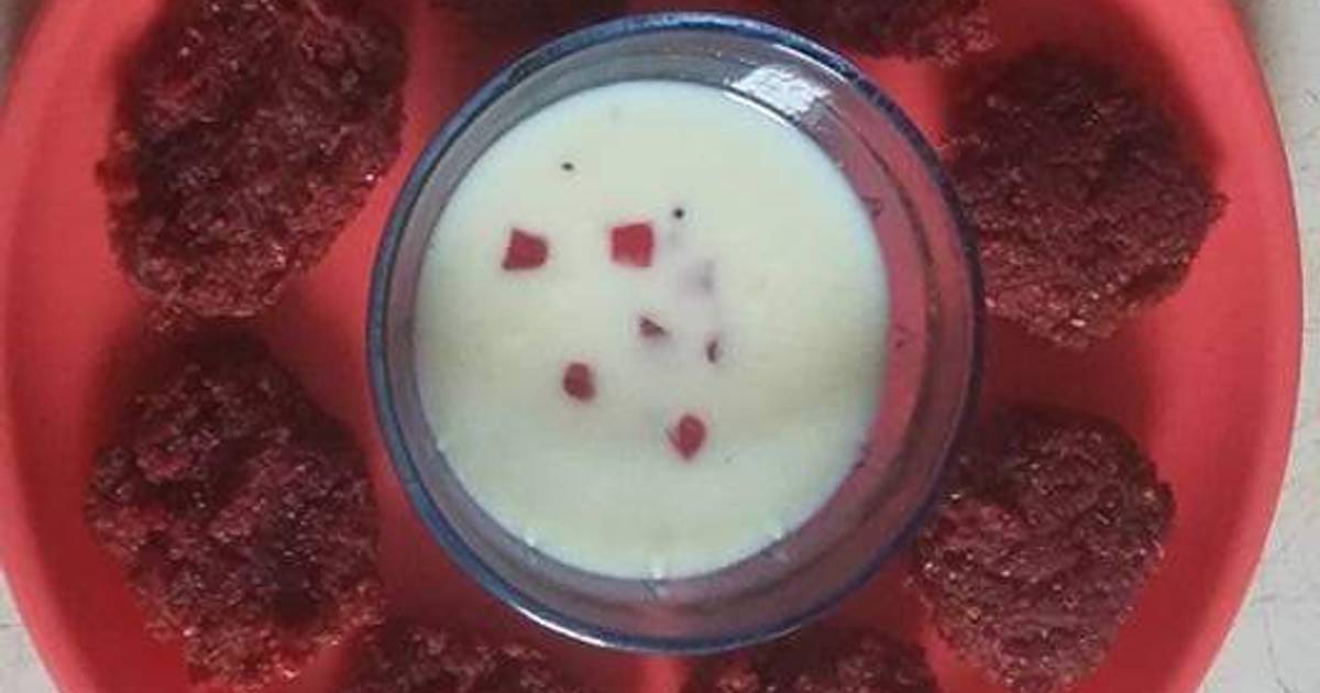 Beetroot -Broken Wheat Sweet Pakauda Recipe by Sneha jha - Cookpad