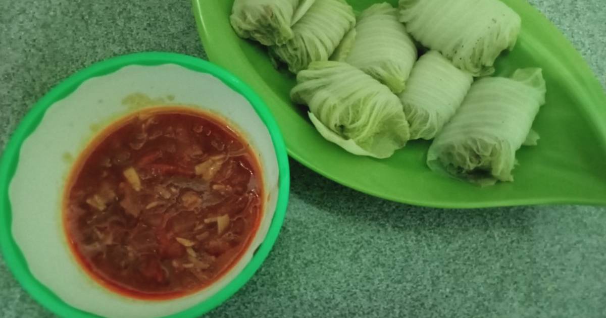 Resep Sawi gulung isi daging oleh Meliyah Sunadi - Cookpad