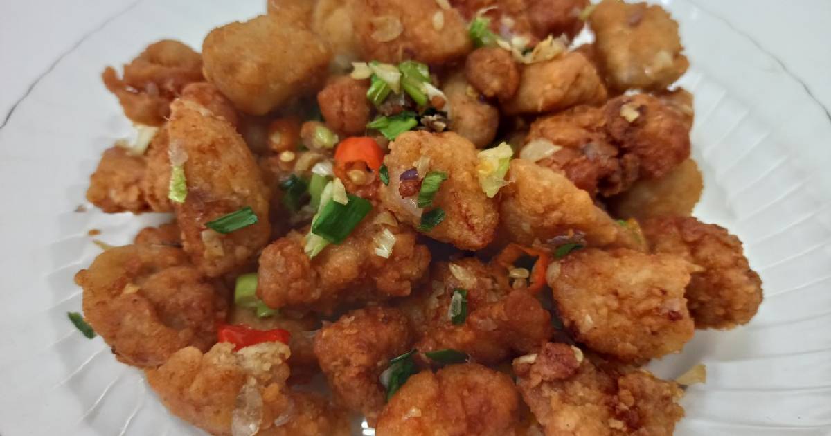 Resep Ayam Goreng Cabe Lada Garam oleh -Raisa Permatasari- - Cookpad