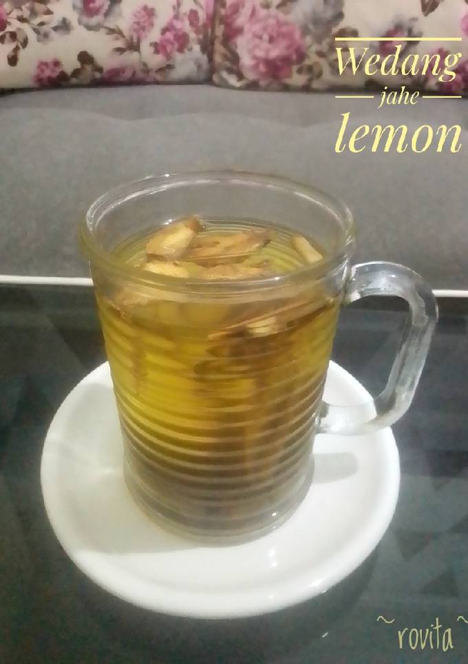 Resep Wedang jahe lemon oleh Rovita Naima - Cookpad