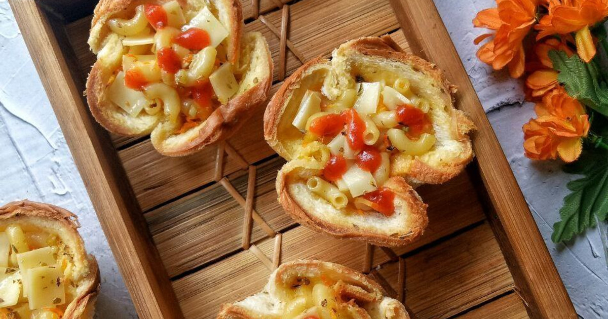 Resep Macaroni Quiche Roti Tawar oleh Ayu (Mama Aura) - Cookpad