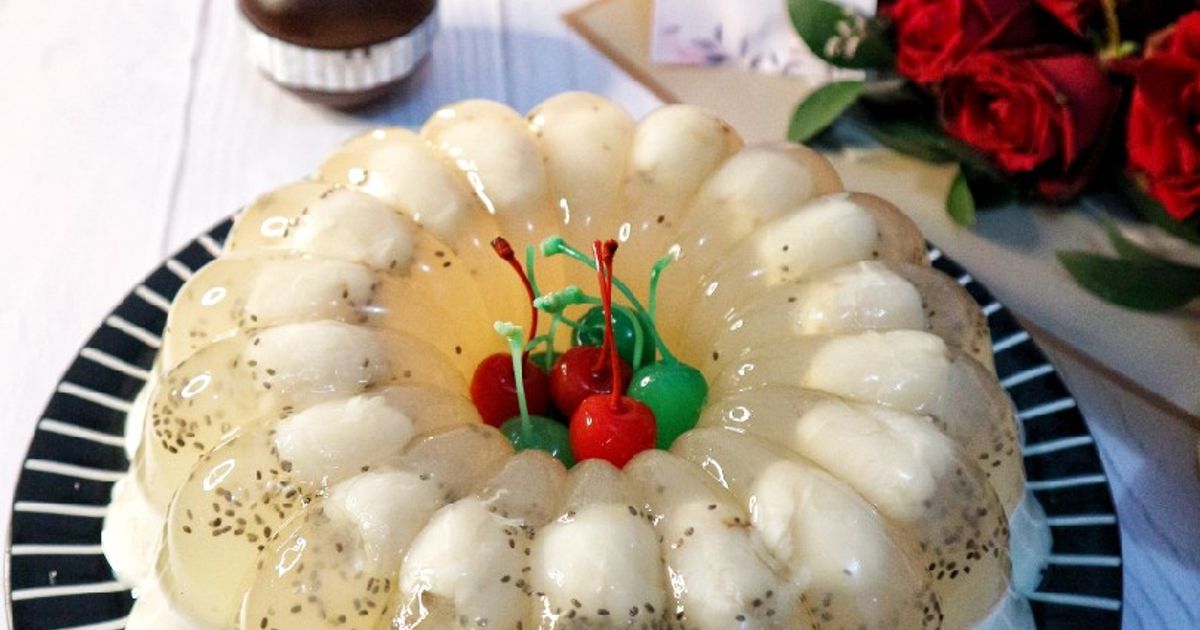 Resep Puding Leci Susu / Longan Pudding oleh Ayuanita Petrisia - Cookpad
