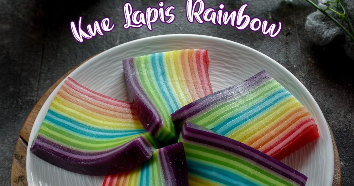 33 resep kue rainbow pepe enak dan mudah - Cookpad