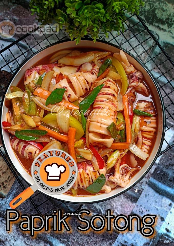 Resipi Paprik Sotong oleh Q'leenalee's Kitchen - Cookpad