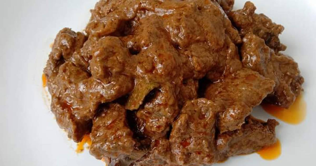 Resep Rendang daging bumbu instan oleh Sii Trias - Cookpad