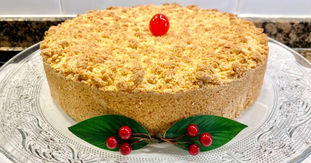 Pastel rústico con crema pastelera y fresas “sin gluten” Receta de ...