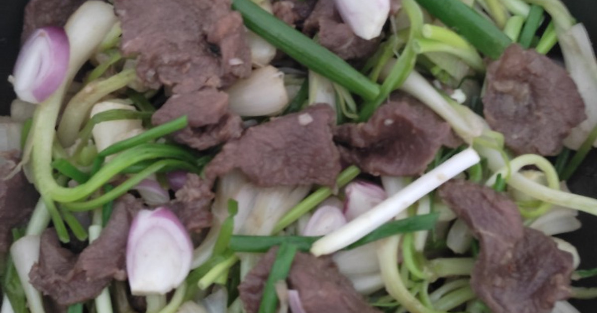 Cách Làm Món Thịt Bò Xào Củ Kiệu của Kim Dang Nguyen - Cookpad