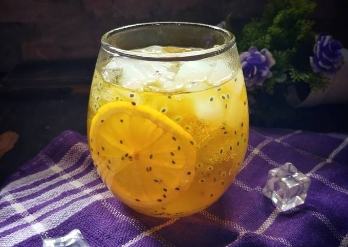 Resep Es Sirup Nanas Lemon Nata Decoco oleh Widjie Astuti - Cookpad