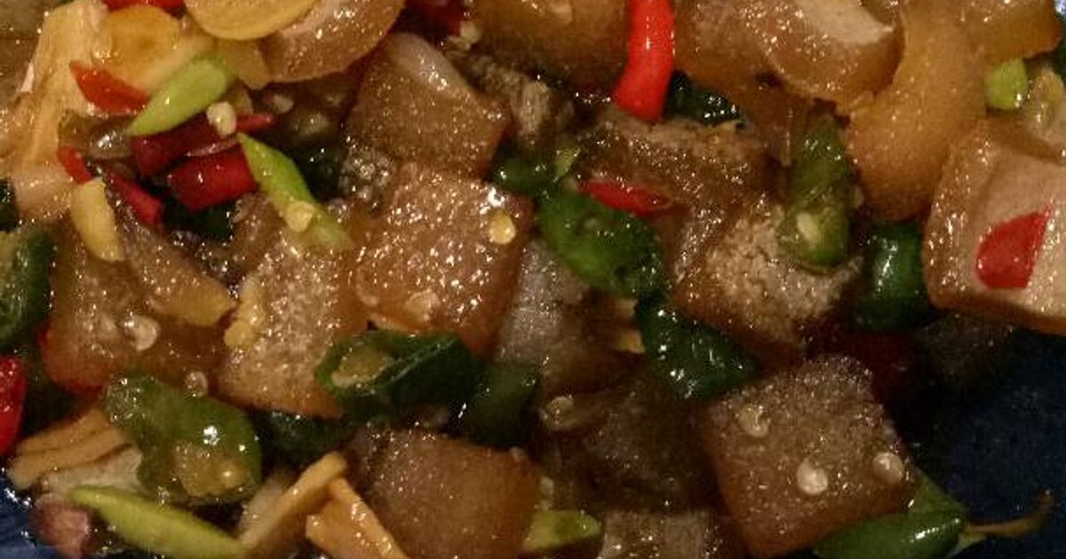 Resep Kikil Masak Cabe Ijo Enakk oleh melanie - Cookpad