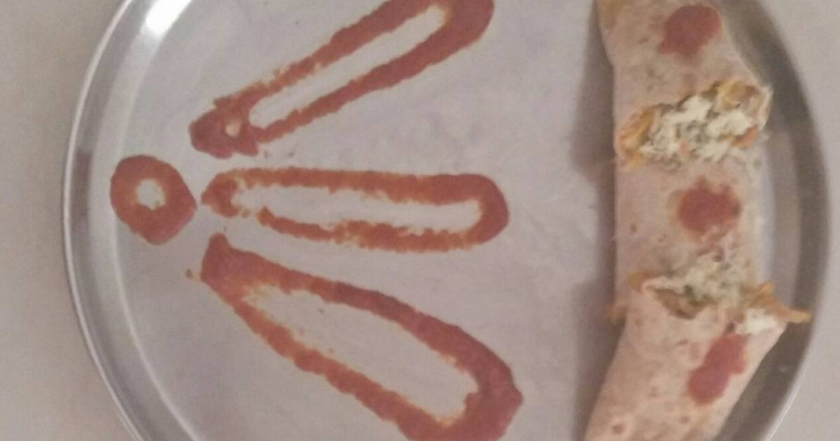 Pina Mandaliya દ્વારા રેસીપી વેજ ફ્રેન્કી (Veg. Frankie Recipe In ...