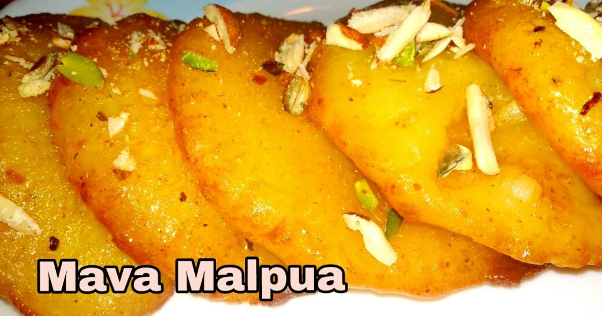 Mava Malpua Recipe by Uma Rawat - Cookpad
