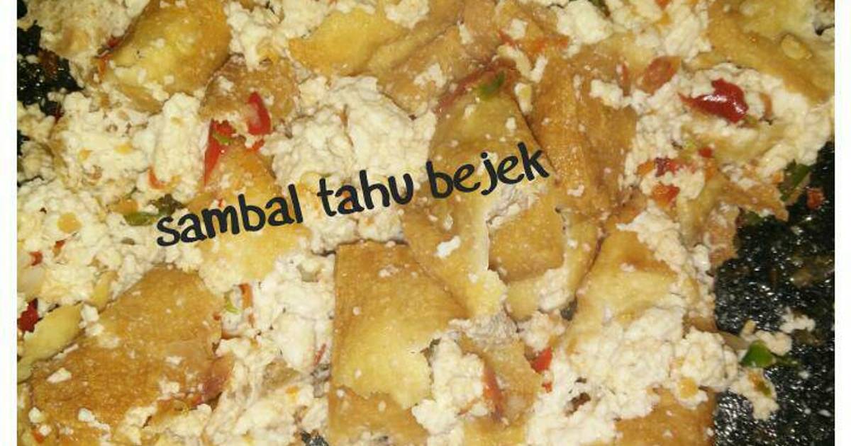 Resep Sambal tahu bejek(simple) oleh rhya rafa - Cookpad