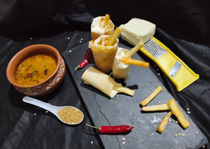 Paneer fries cheese loaded dosa Recipe by Anjana Sheladiya - Cookpad