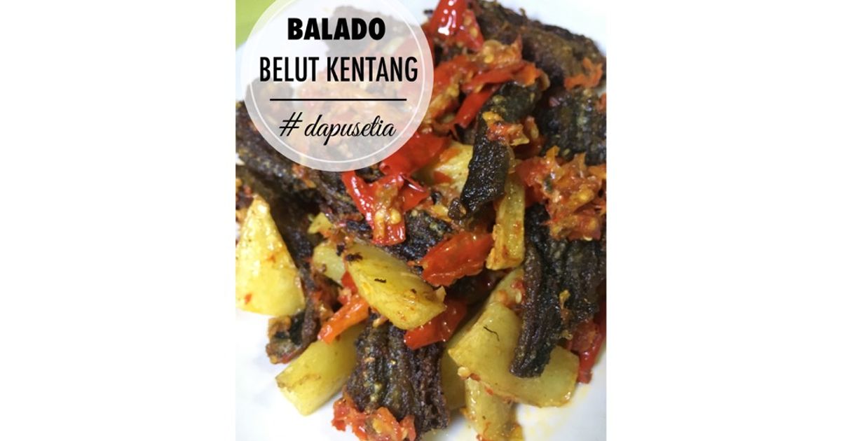 Resep Balado Belut Kentang / Balado Baluik Jo Kantang oleh Febi ...
