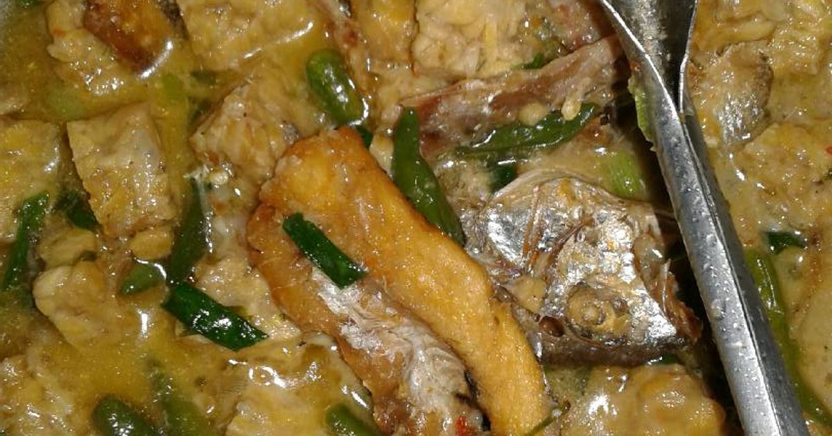 Resep tempe dan ikan asin santan pedas rumahan enak dan mudah - Cookpad