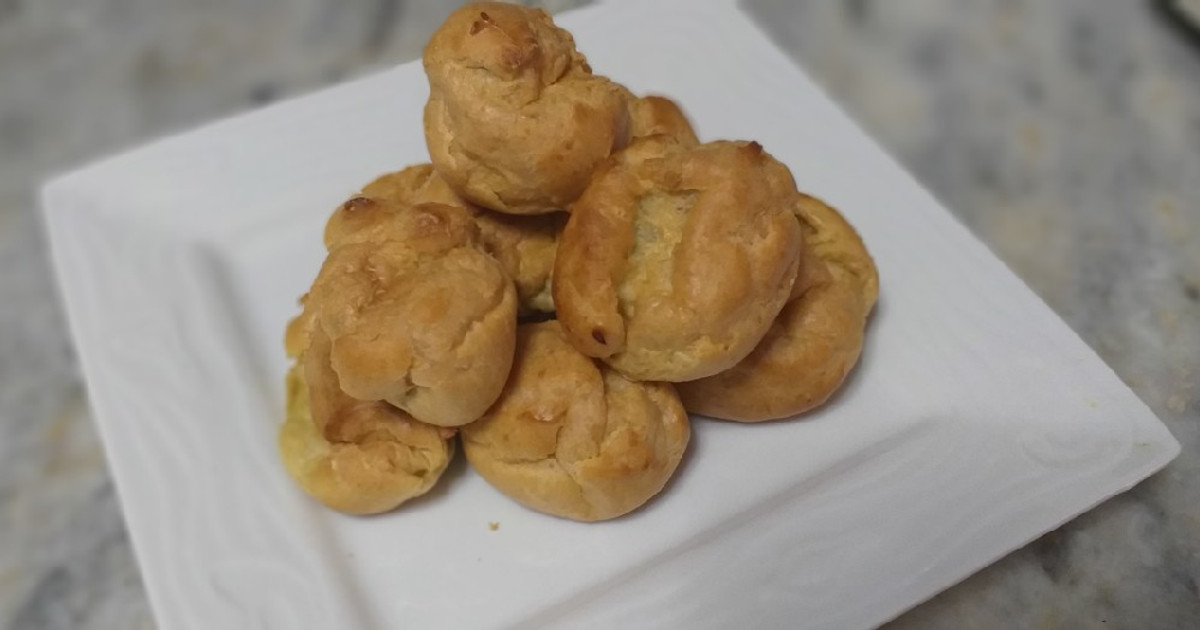 Profiteroles (Clásica Masa Bomba) Receta de Gaby "Cook & Love 🍇"