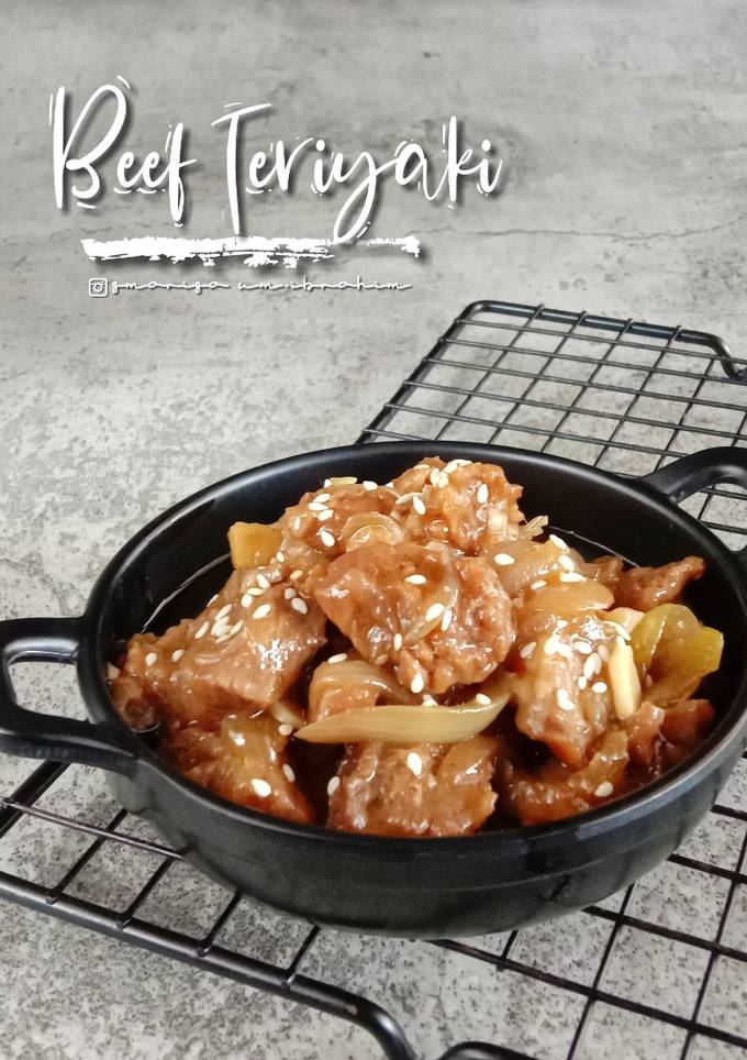 Resep Beef Teriyaki (pakai daging rebus tetep enak) oleh SMarisa - Cookpad