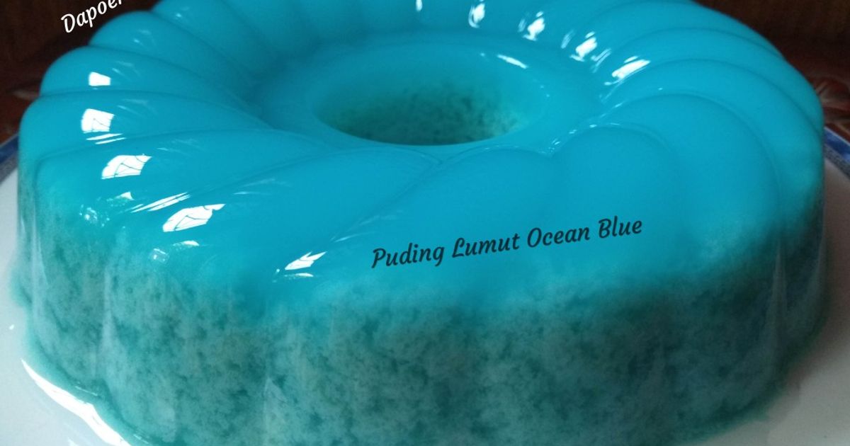 Resep Puding Lumut Ocean Blue oleh 🌹Dapoer Nenk 🌹 - Cookpad