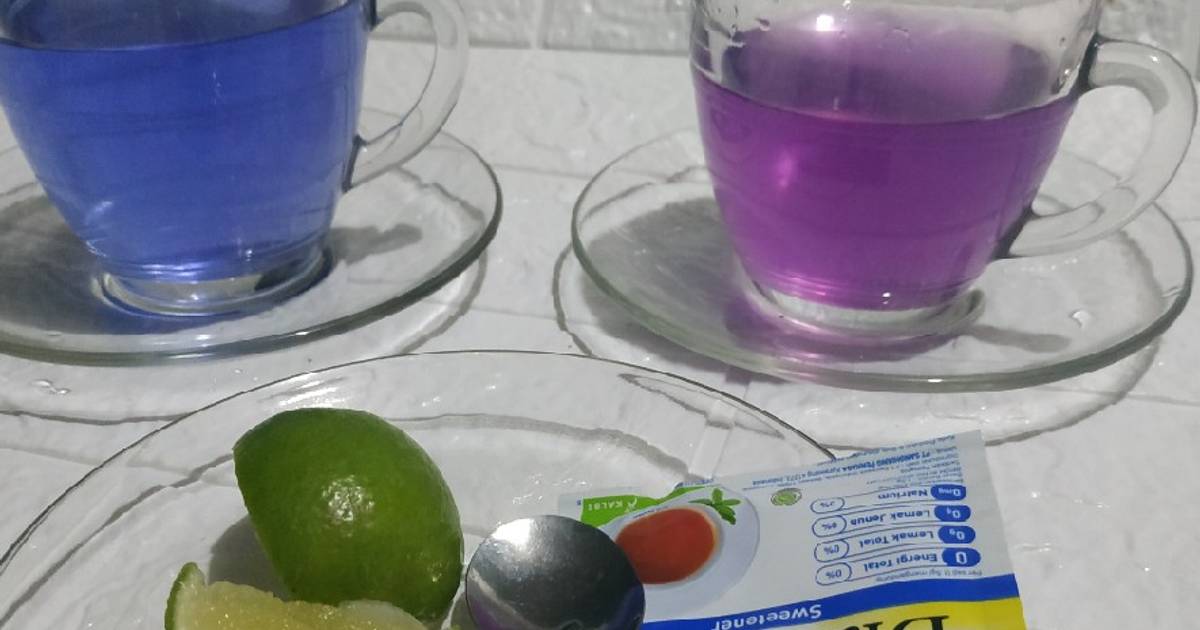 Resep Teh Bunga Telang oleh Beta Asmoengin - Cookpad
