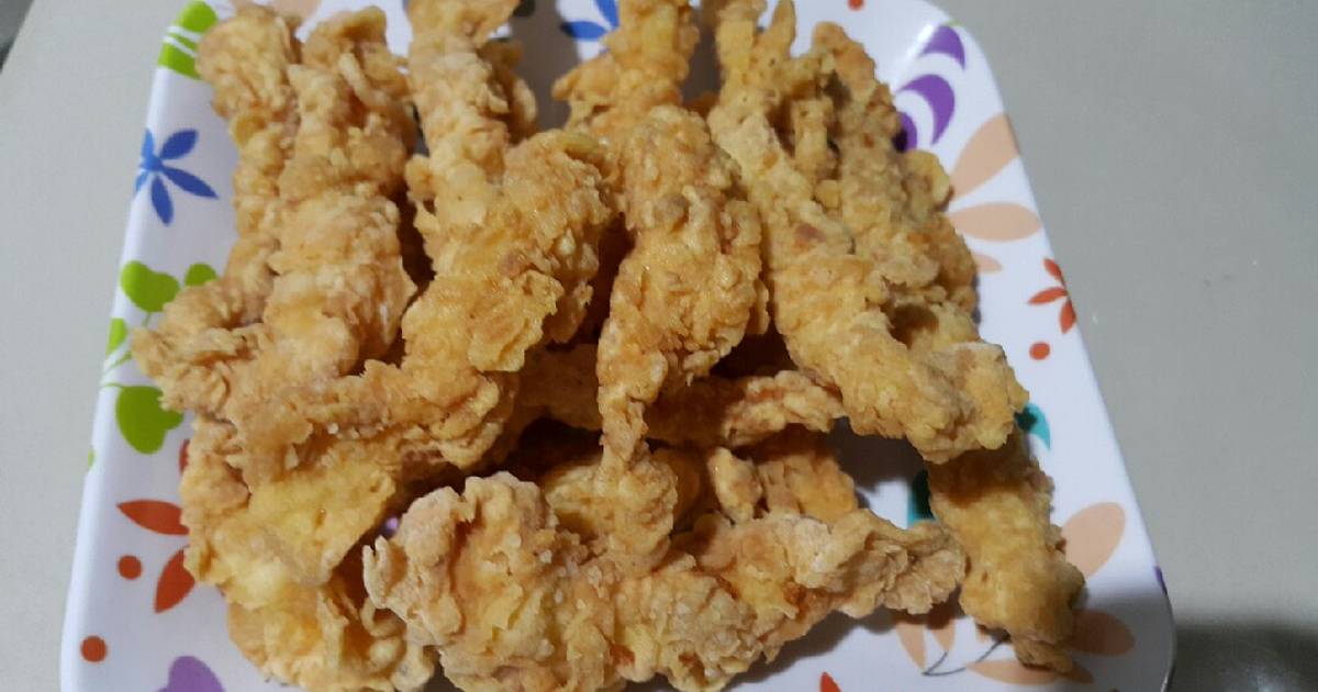 Resep Ayam fillet stik crispy oleh Reethania - Cookpad