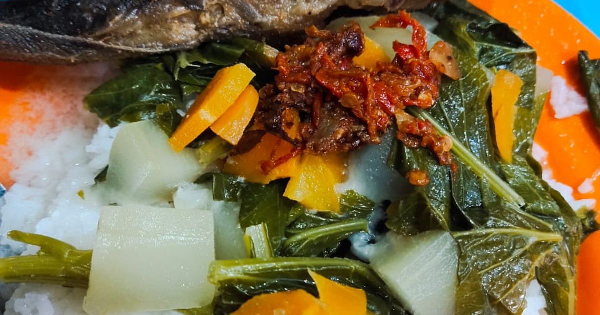 Resep sayur bobor labu putih rumahan enak dan mudah - Cookpad