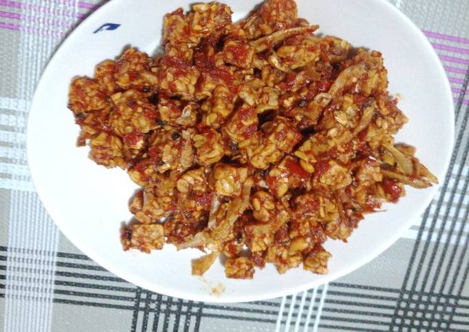 Resep Sambel tempe teri kering oleh UntariQ - Cookpad