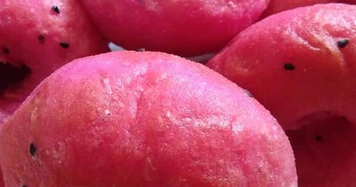 Resep 18. Ronat Naga (Roti Dan Donat Buah Naga) oleh Nick Yuna - Cookpad