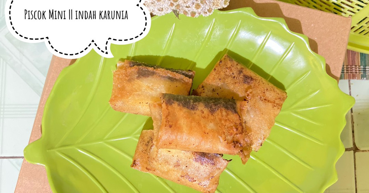Resep Piscok Mini oleh Indah Karunia - Cookpad