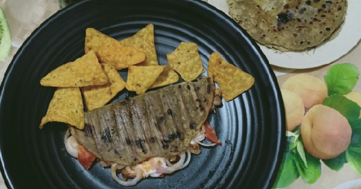 Leftover Dal Paratha And Tacos With Aloo Chokha Recipe by Leena Nagpal ...