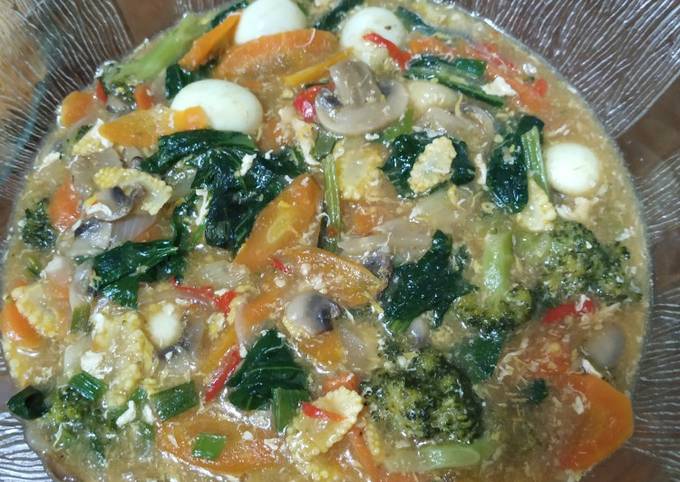 Resep Capcay jamur kancing oleh Yustika Aulia - Cookpad