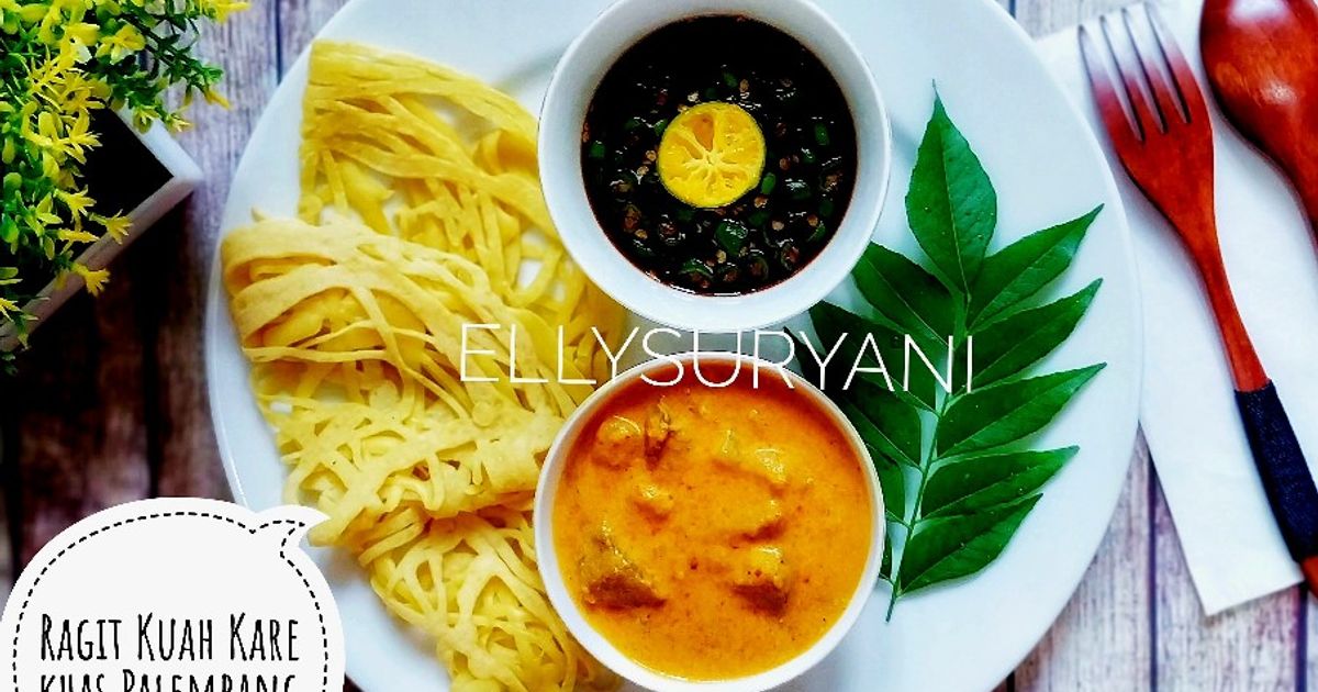 Resep Ragit (Roti Jala) Kuah Kare Khas Palembang oleh Elly Suryani ...