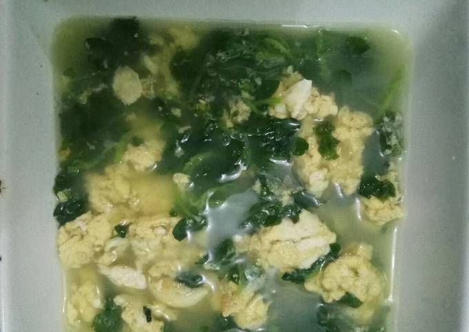 Resep Sup telur selada air oleh San - Cookpad