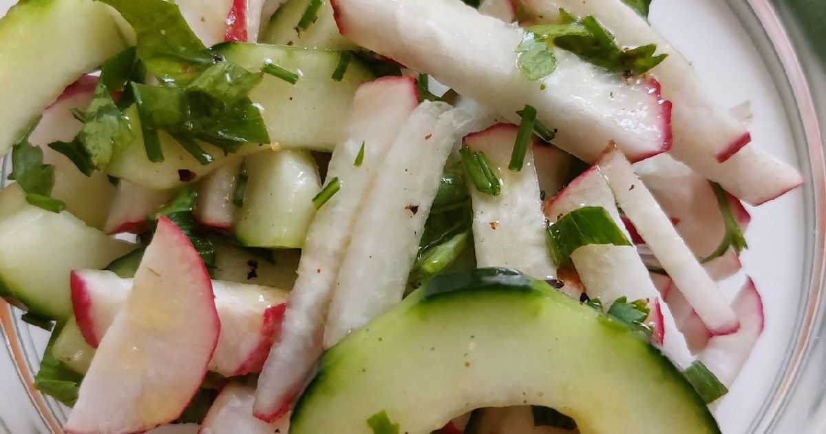 Ensalada De Pepino Y Rábano Receta de LuzMa SG- Cookpad