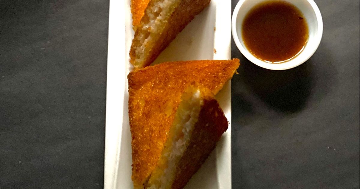 Hatoshi, Japanese Shrimp Toast (Crispy Fritter) With Yuzu Sauce Recipe ...