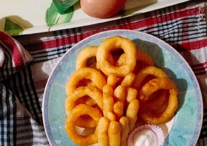 Resep Potato Ring and Stick oleh Oknisa Carolina - Cookpad