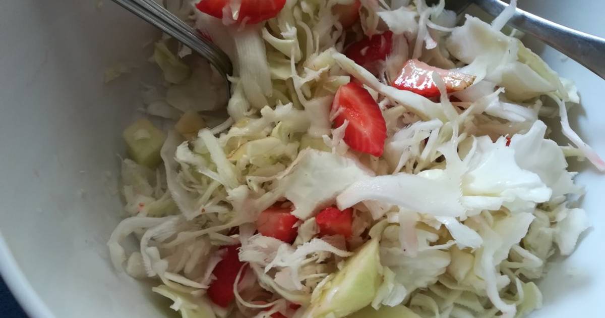 Ensalada de repollo con mostaza y manzana - 115 recetas caseras- Cookpad