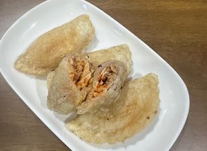 Resep cireng isi ayam suwir setengah kg rumahan enak dan mudah - Cookpad
