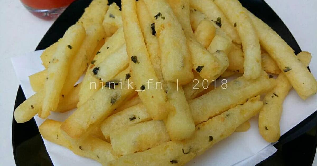 Resep Stick Kentang Keju oleh Ninik Fn || Dapur Kin's - Cookpad