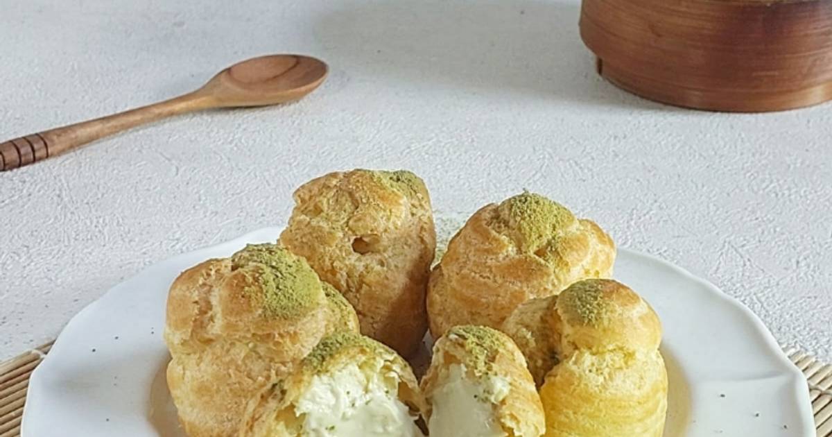 35 resep kue sus matcha matcha choux enak dan mudah - Cookpad