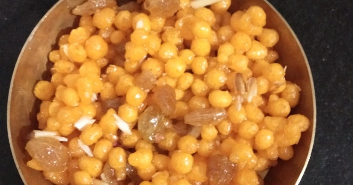 Sweet Bundi Recipe by ER Niral Ramani - Cookpad
