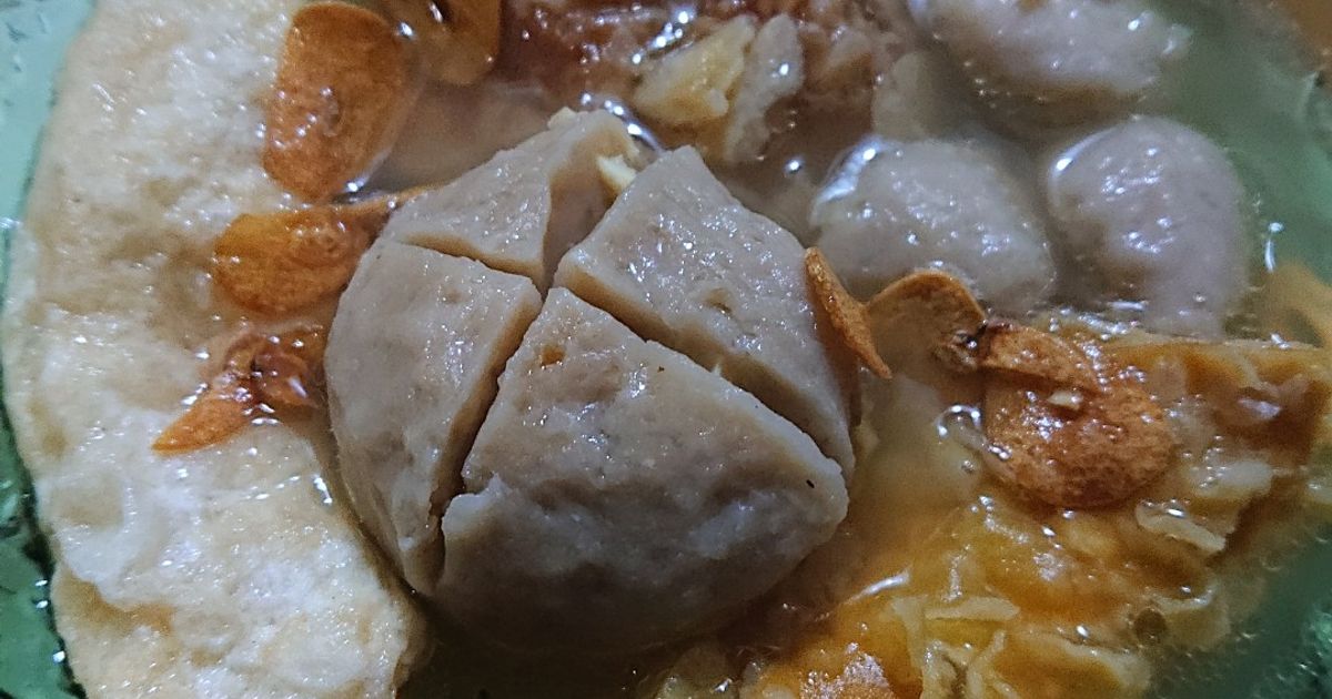 Resep bakso cuanki ikan rumahan enak dan mudah - Cookpad