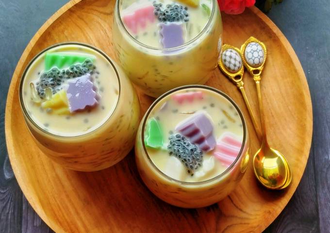 Resep Es Puding Pelangi oleh Itha Subekti - Cookpad