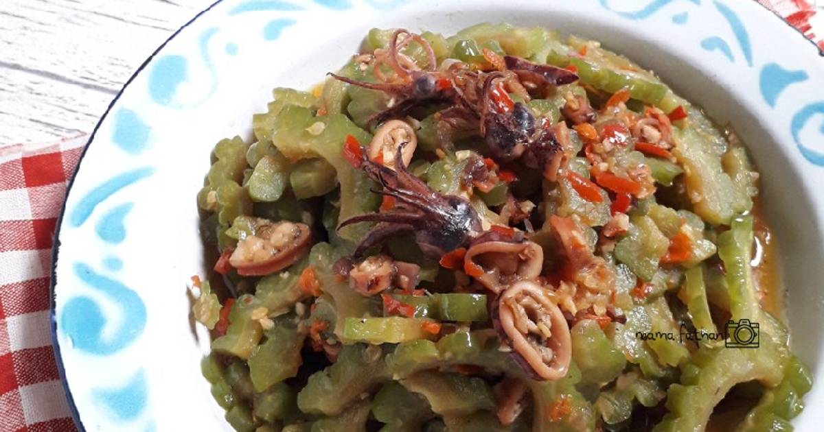 Resep Oseng pare ala warteg oleh Mama fathan - Cookpad