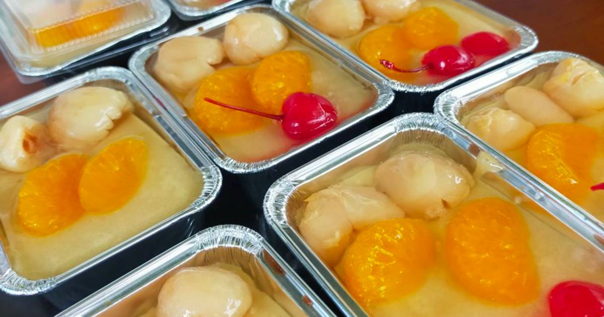 Resep Puding Susu Leci oleh Dapur Icha || @FriskaSeptya - Cookpad