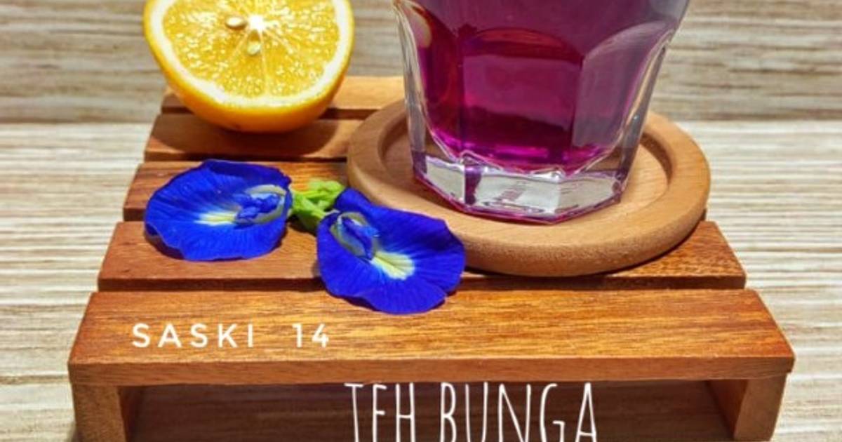 Resep Teh Bunga Telang Lemon🍋 oleh Fara Saskia - Cookpad