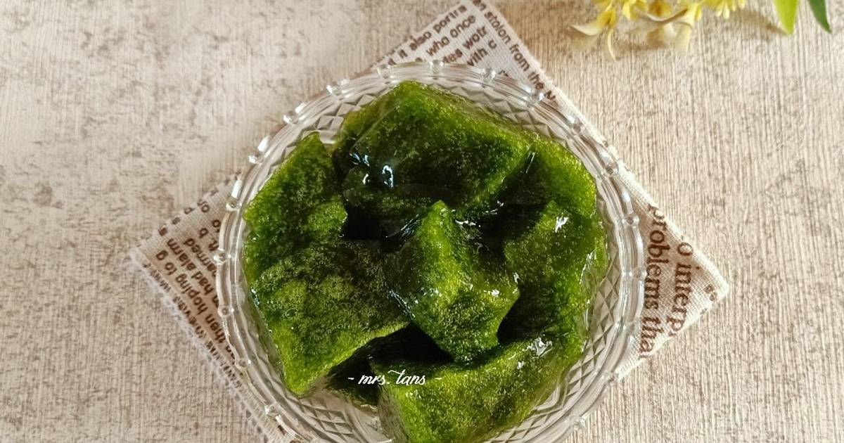 Resep Cincau Hijau Homemade oleh Mrs.Tans |IG : @tans.erni - Cookpad