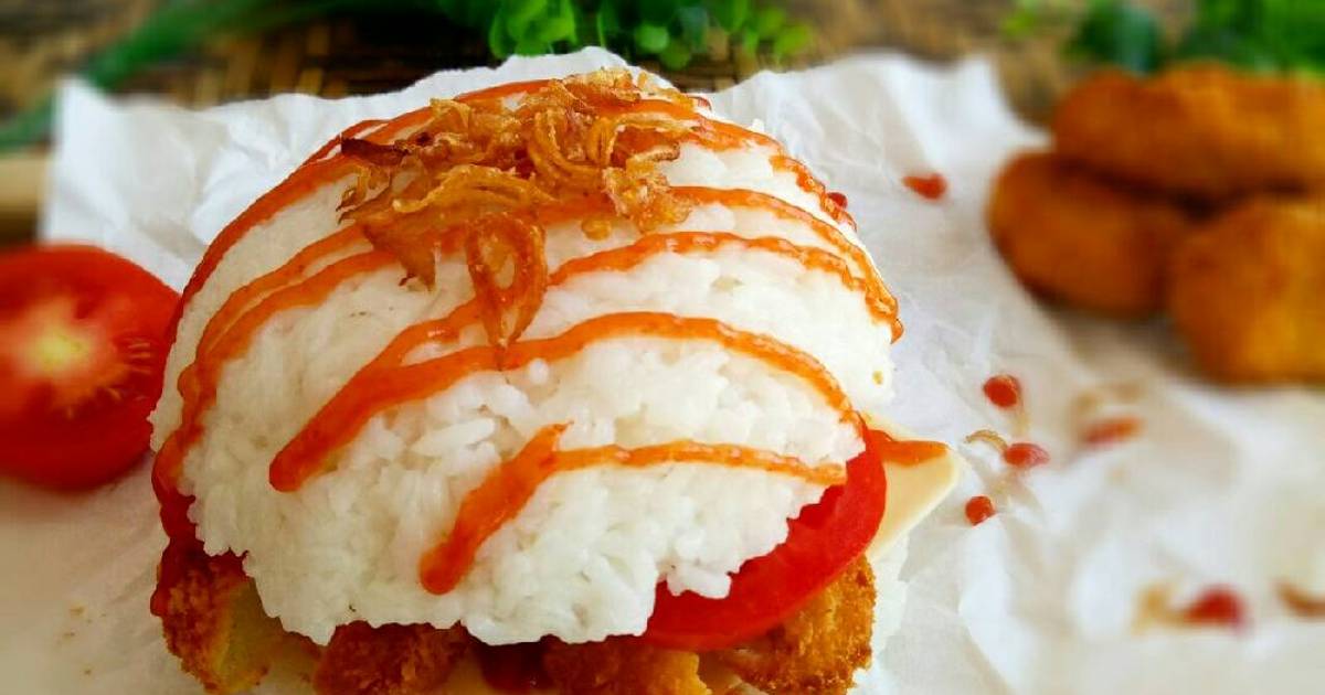 Resep Burger Nasi oleh tyasprabowo - Cookpad