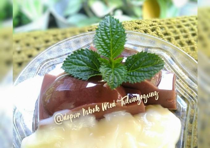 Resep 64. Pudding Chocolatos with Flaa Tanpa Telor oleh Dapur Mbak Wied ...